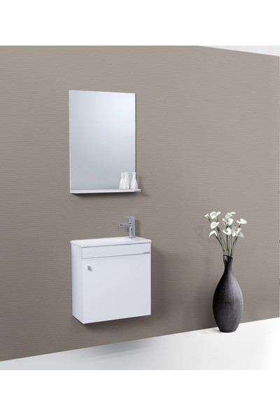 Lineart İnci 50Cm Banyo Dolabı Lineart İnci 50Cm Banyo Dolabı