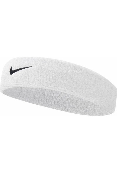 Nike Swoosh Headband Unisex Beyaz Havlu Saç Bandı N.Nn.07.101.Os