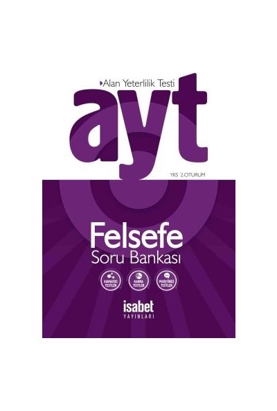 İsabet Yayınları Ayt Felsefe Soru Bankası İsabet Yayınları Ayt Felsefe Soru Bankası