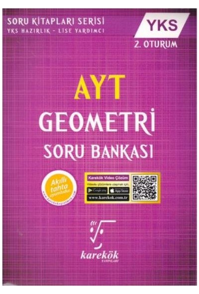 Karekök Yayınları AYT Geometri Soru Bankası(2.Oturum)