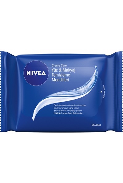 Nivea Cream Care Yüz Temizleme Mendili 25 Adet Nivea Cream Care Yüz Temizleme Mendili 25 Adet