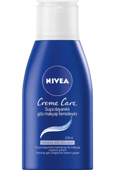 Nivea Cream Care Suya Dayanıklı Göz Makyaj Temizleme Losyonu 125Ml