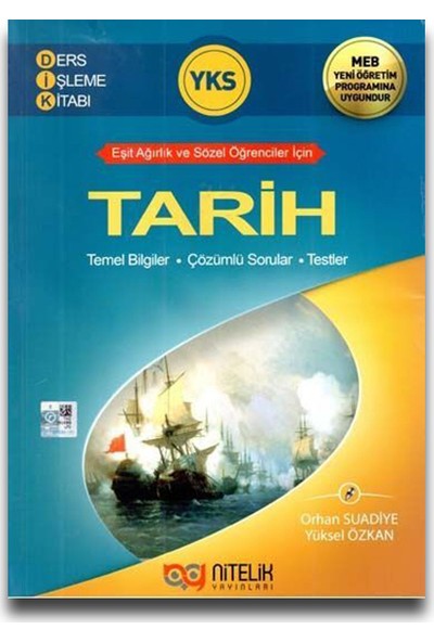 Nitelik Yayınları TYT - AYT Tarih Ders İşleme Kitabı Nitelik Yayınları TYT - AYT Tarih Ders İşleme Kitabı