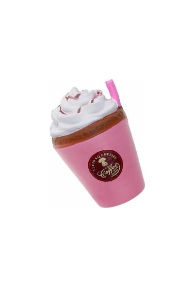 Squishmeez Squishy Coffee Cup Pembe Sukuşi