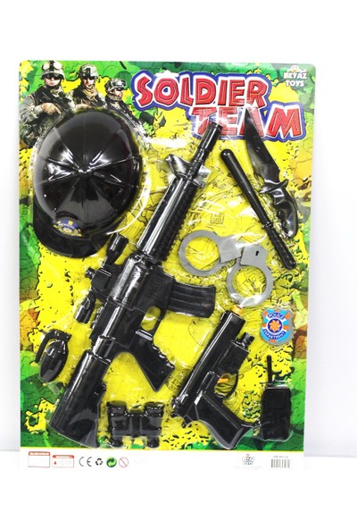 Beyaz Toys Askeri Silah Seti 2'li