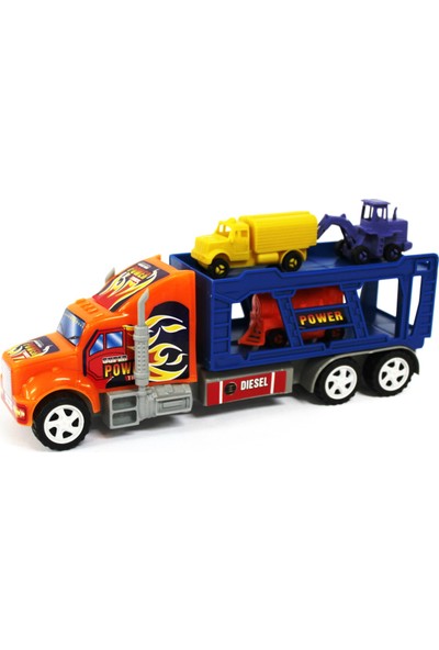 Nizam Oyuncak Tır Seti Araba Taşıyan 4'lü