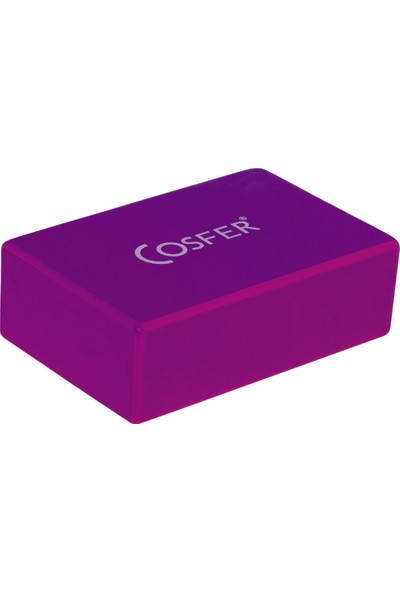Cosfer CSF-57MR Yoga Block - Mor Cosfer CSF-57MR Yoga Block - Mor