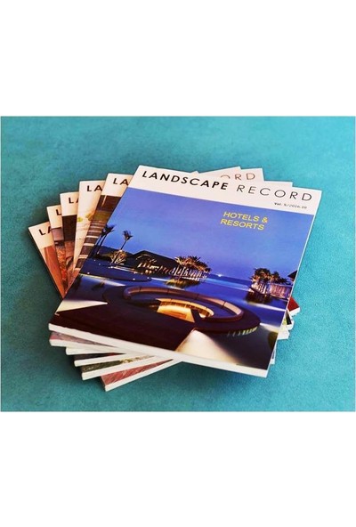 Landscape Record Magazine 2016 Yıllık Set Landscape Record Magazine 2016 Yıllık Set