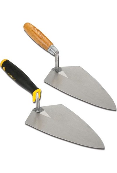 Dekor İngiliz Malası Ahşap Saplı Yay Çeliği 280 Mm X 140 Mm 316 Dekor İngiliz Malası Ahşap Saplı Yay Çeliği 280 Mm X 140 Mm 316