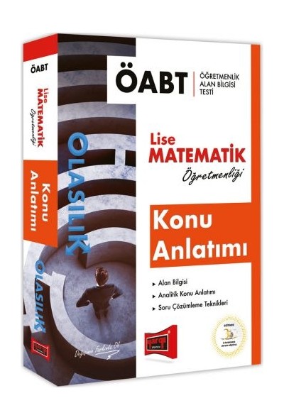 Yargı Yayınevi ÖABT OLASILIK Lise Matematik Öğretmenliği Konu Anlatımı