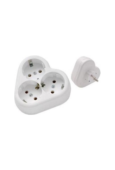 Mutlusan 3'lü Yonca Priz