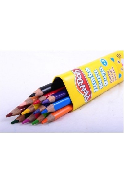 Play-Doh 12 Renk Jumbo Üçgen Kuru Boya - Tüp Play-Doh 12 Renk Jumbo Üçgen Kuru Boya - Tüp
