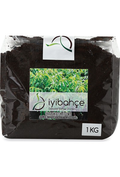 İyibahçe 1Kg Ve Katları %100 Solucan Gübresi Katkısız Kokusuz