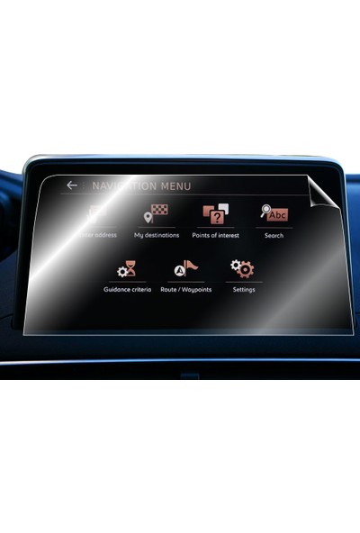 IPG Peugeot 3008/5008 2018 8 İnç Görünmez Ekran Koruyucu