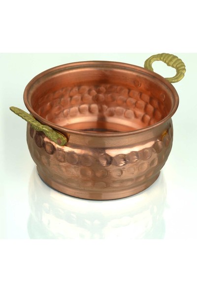 Promata Bakır Sahan Bakır El Yapımı Sunum Ve İkram Tası Bakır Çanak