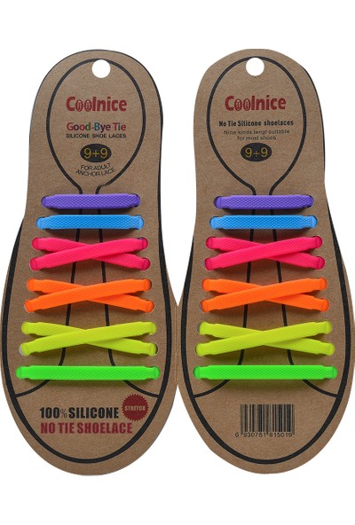 Coolnıce Bağlanmayan Silikon Bağcık-Yetişkin Boy Coolnıce Bağlanmayan Silikon Bağcık-Yetişkin Boy