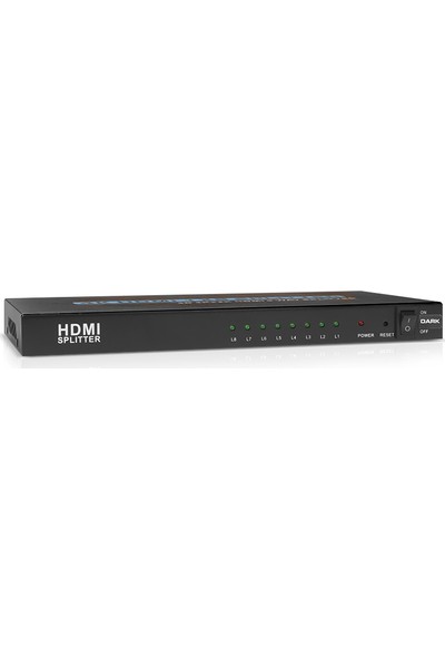 Dark DK-HD-SP8X1 Full HD 8 Çıkışlı HDMI Çoklayıcı Dark DK-HD-SP8X1 Full HD 8 Çıkışlı HDMI Çoklayıcı