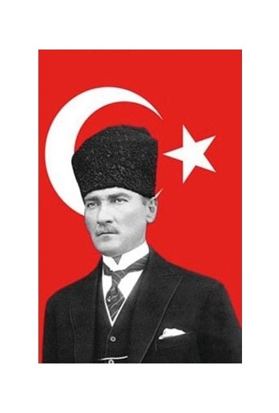 Ekin Bayrakcılık Kalpaklı Atatürk 100X150Cm.