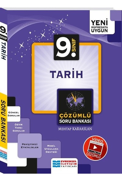 9. Sınıf Tarih Video Çözümlü Soru Bankası - Mehtap Karaaslan 9. Sınıf Tarih Video Çözümlü Soru Bankası - Mehtap Karaaslan