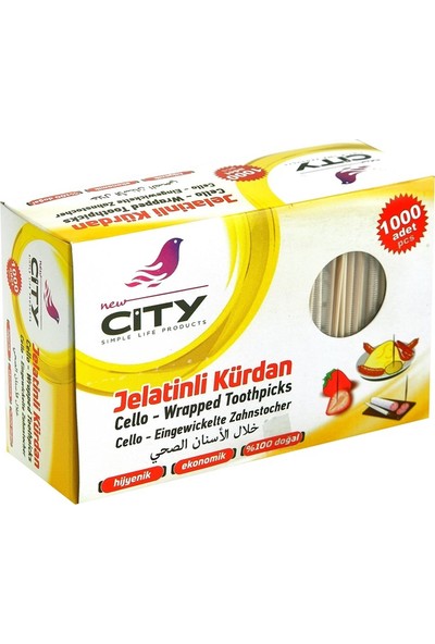 New City Hijyenik Kürdan 1000 Li New City Hijyenik Kürdan 1000 Li