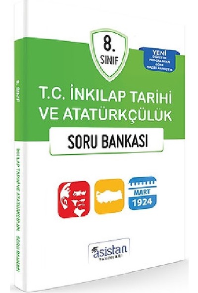 Asistan Yayınları 8.Sınıf İnkilap Tarihi Soru Bankası Asistan Yayınları 8.Sınıf İnkilap Tarihi Soru Bankası