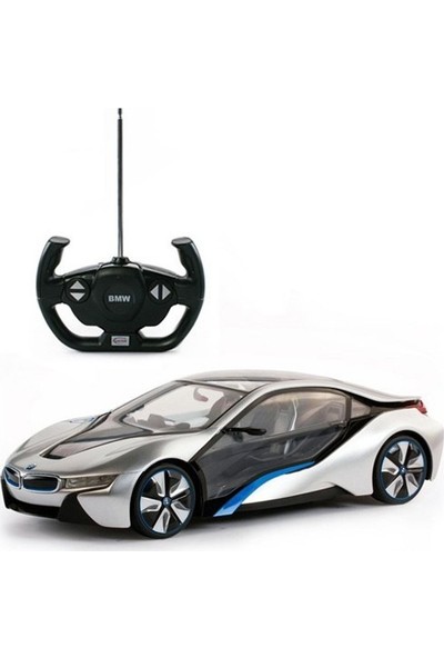 Rastar R/C 1/14 Uzaktan Kumandalı BMW i8 Işıklı Araba - Gri