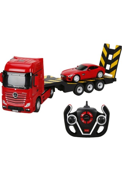 Rastar R/C Uzaktan Kumandalı Mercedes Actros Tır + AMG GT Araba - Kırmızı Rastar R/C Uzaktan Kumandalı Mercedes Actros Tır + AMG GT Araba - Kırmızı