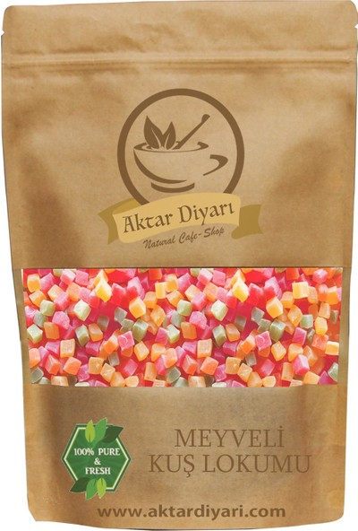 Aktar Diyarı Meyveli Kuş Lokumu 250 gr Aktar Diyarı Meyveli Kuş Lokumu 250 gr