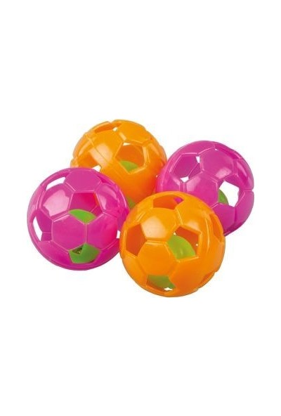 Polo Zilli Kedi Oyun Futbol Topu Renkli 4 Cm Polo Zilli Kedi Oyun Futbol Topu Renkli 4 Cm