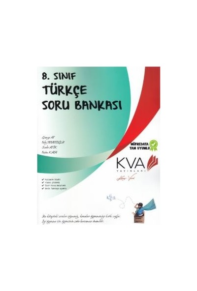 Koray Varol Akademi KVA 8. Sınıf Türkçe Soru Bankası