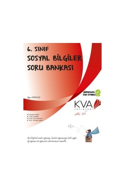 Koray Varol Akademi KVA 6. Sınıf Sosyal Bilgiler Soru Bankası