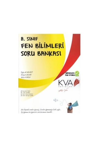 Koray Varol Akademi KVA 8. Sınıf Fen Bilimleri Soru Bankası