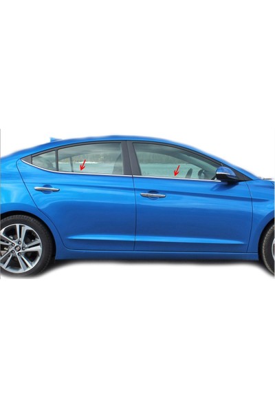 Spider Hyundai Elentra 6 Krom Cam Çıtası 4 Parça 2016 Üzeri Spider Hyundai Elentra 6 Krom Cam Çıtası 4 Parça 2016 Üzeri