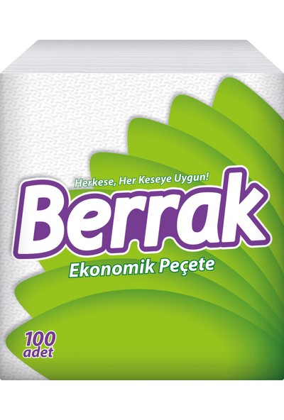 Berrak Peçete 100'Lü