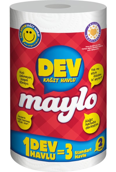 Maylo 2 Katlı Dev Kağıt Havlu Maylo 2 Katlı Dev Kağıt Havlu