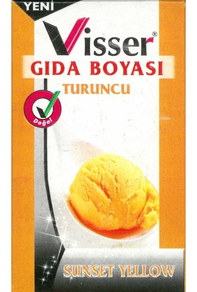 Hobi24 Visser Toz Gıda Boyası 9 Gram - Turuncu Hobi24 Visser Toz Gıda Boyası 9 Gram - Turuncu
