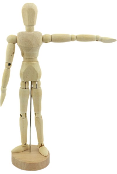 Dekodem Ahşap Manken Figür Hobi İnsan Figürü 20 Cm Dekodem Ahşap Manken Figür Hobi İnsan Figürü 20 Cm