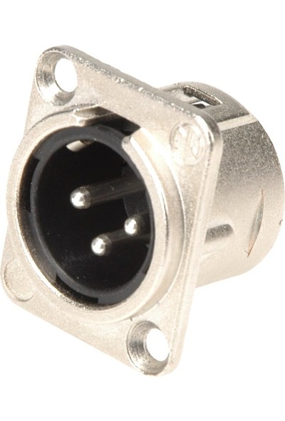 Neutrik Nc3Mdl-1 3 Pin Şase Tipi Erkek Xlr Konnektör Neutrik Nc3Mdl-1 3 Pin Şase Tipi Erkek Xlr Konnektör