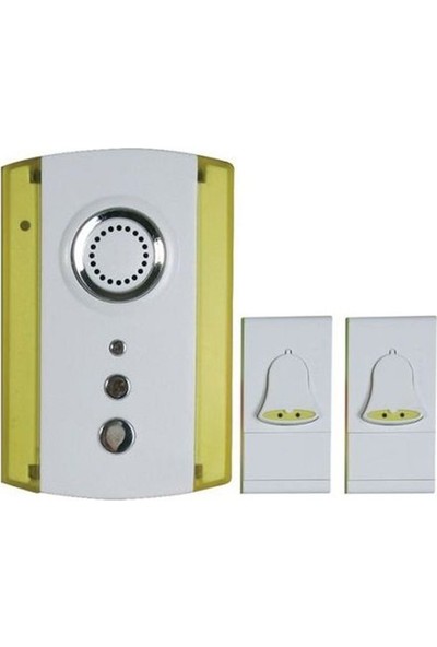 Cata Ct-203 Kablosuz Kapı Zili Uzaktan Kumandalı Tek Zil 2 Buton