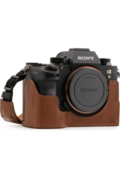 Megagear Sony Alpha A7 III, A7R III, A9 (Tek Dip) Hakiki Deri Kamera Çantası Megagear Sony Alpha A7 III, A7R III, A9 (Tek Dip) Hakiki Deri Kamera Çantası