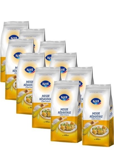 Kent Mısır Nişastası 400 gr 10'Lu Paket