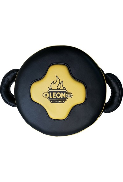 Leon Dairesel Tencere Darbe Yastığı Siyah-Sarı