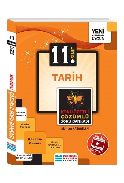11. Sınıf Tarih Konu Özetli Video Çözümlü Soru Bankası - Mehtap Karaaslan 11. Sınıf Tarih Konu Özetli Video Çözümlü Soru Bankası - Mehtap Karaaslan