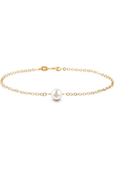 Goldstore 14 Ayar Altın İnci Bileklik Gb42726