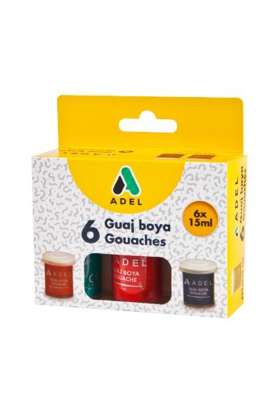 Adel Guaj Boya 15Ml 6 Renk