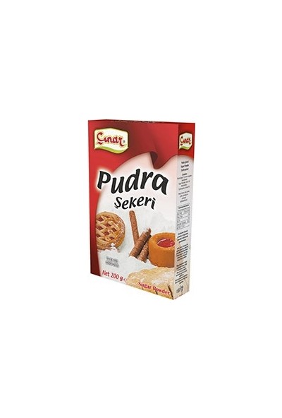 Çınar Pudra Şekeri Kutulu 200 gr