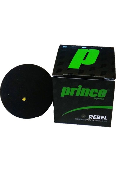 Prince Rebel Tekli Tek Sarı Noktalı Squash Topu Prince Rebel Tekli Tek Sarı Noktalı Squash Topu