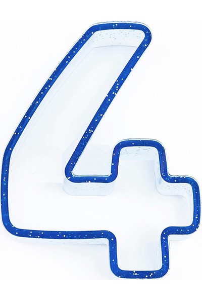 Parti Bulutu 4 Rakam Polikarbon Kurabiye Kalıbı