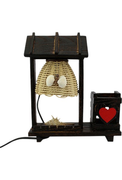 Dekodem Ahşap Dekoratif Abajur