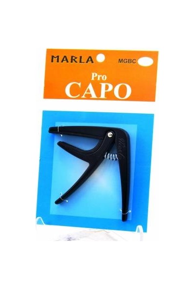 Marla Mgbc-Bk Gitar Kapo Kaliteli Siyah Gitar Kelepçe